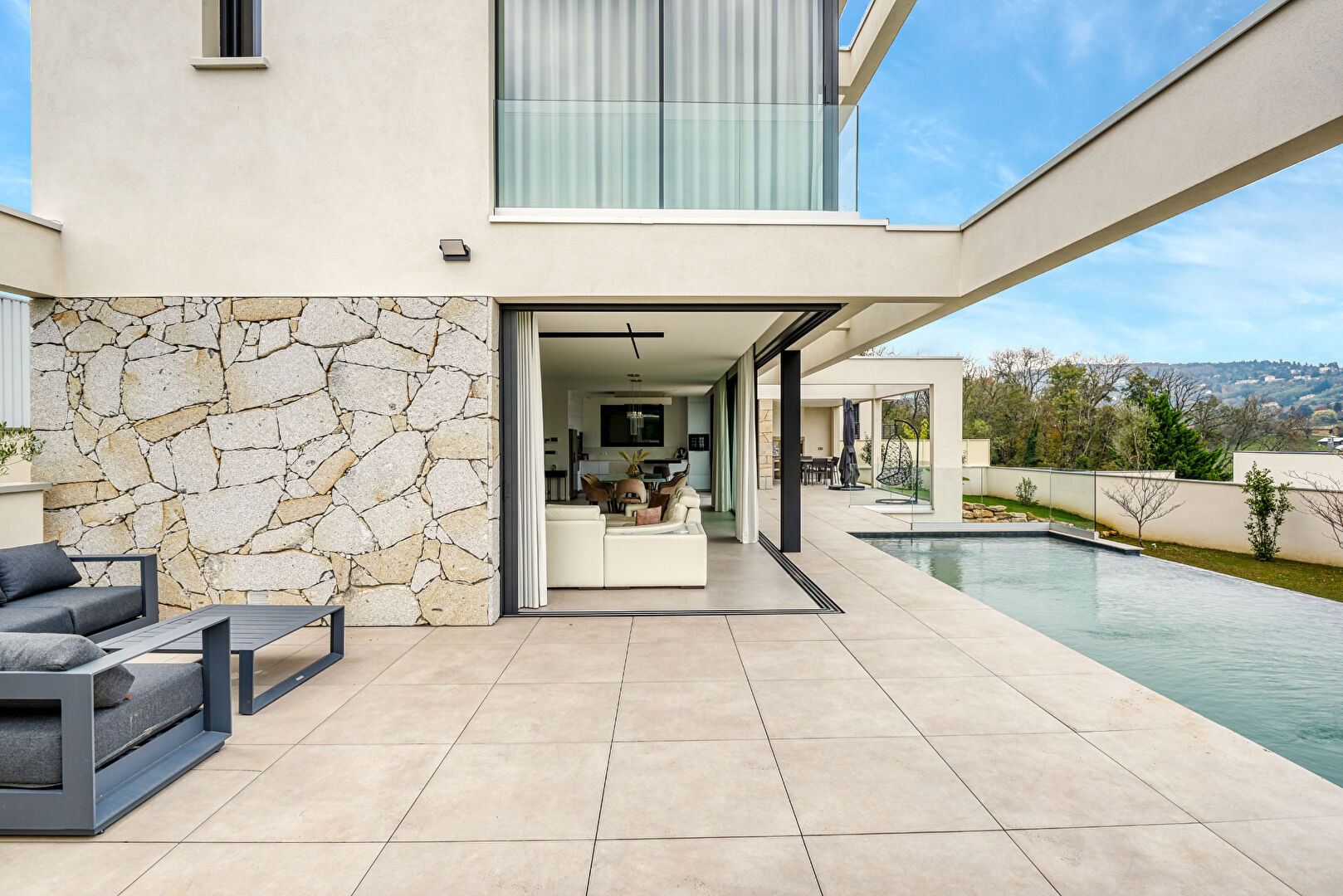 Vente LIMONEST - MAISON CONTEMPORAINE NEUVE 280 m2 - PISCINE A DEBORDEMENT